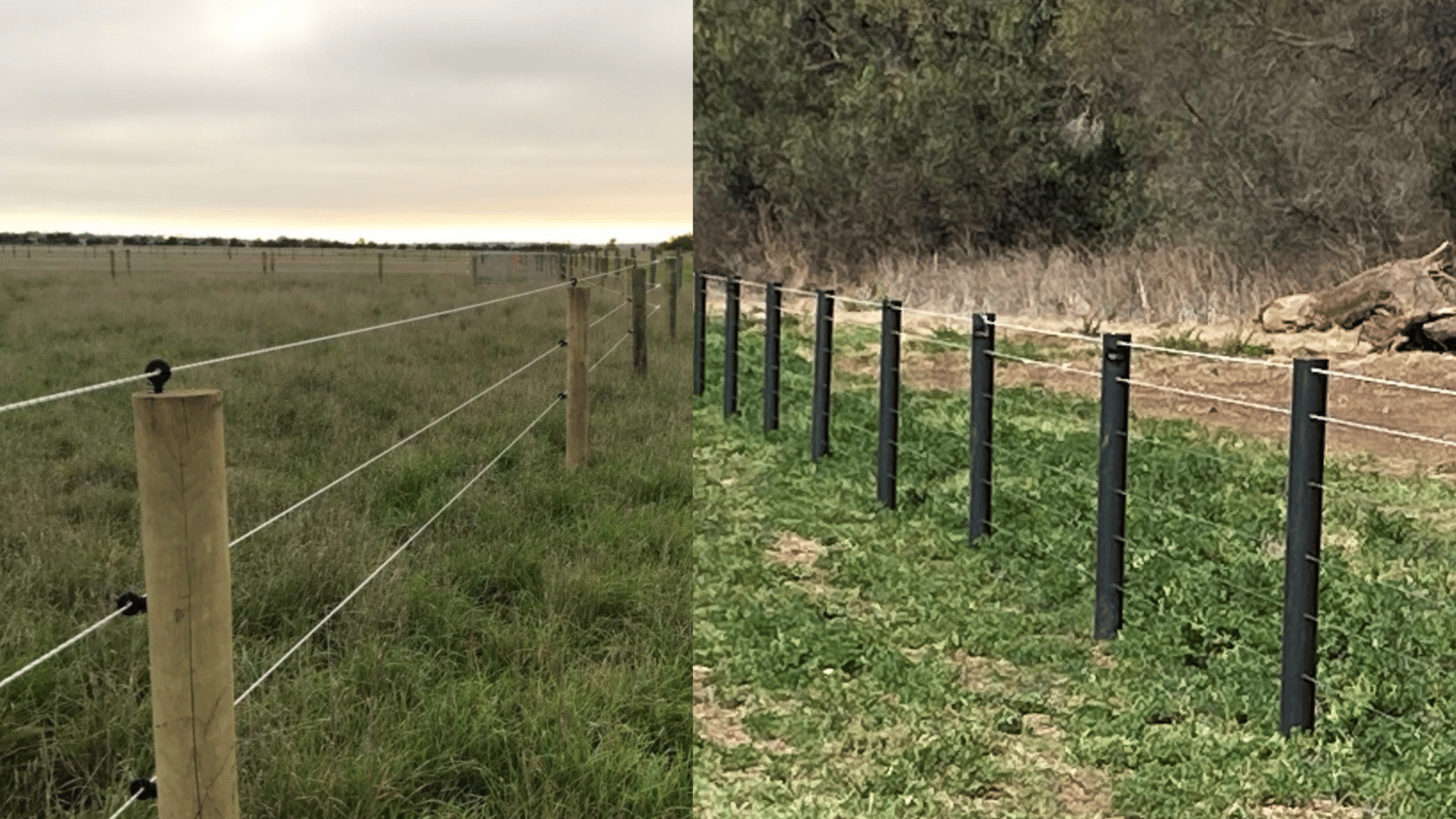 Fence Posts: Treated Pine vs. Hollow Plastic